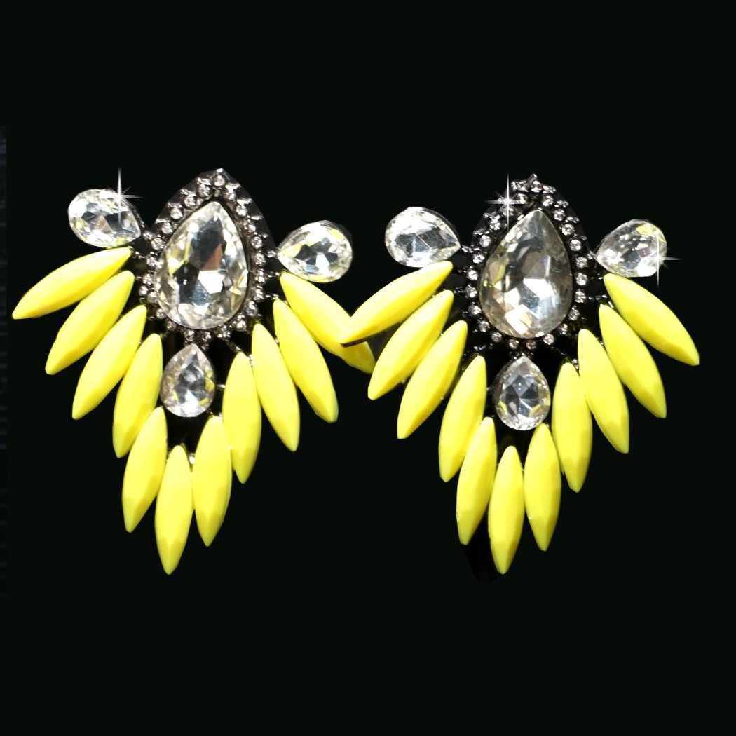 Neon Yellow Spikes – KennaBee Boutique